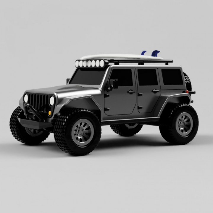 3D Printable JEEP Wrangler - Fully printable by Soarpix 3D Designs