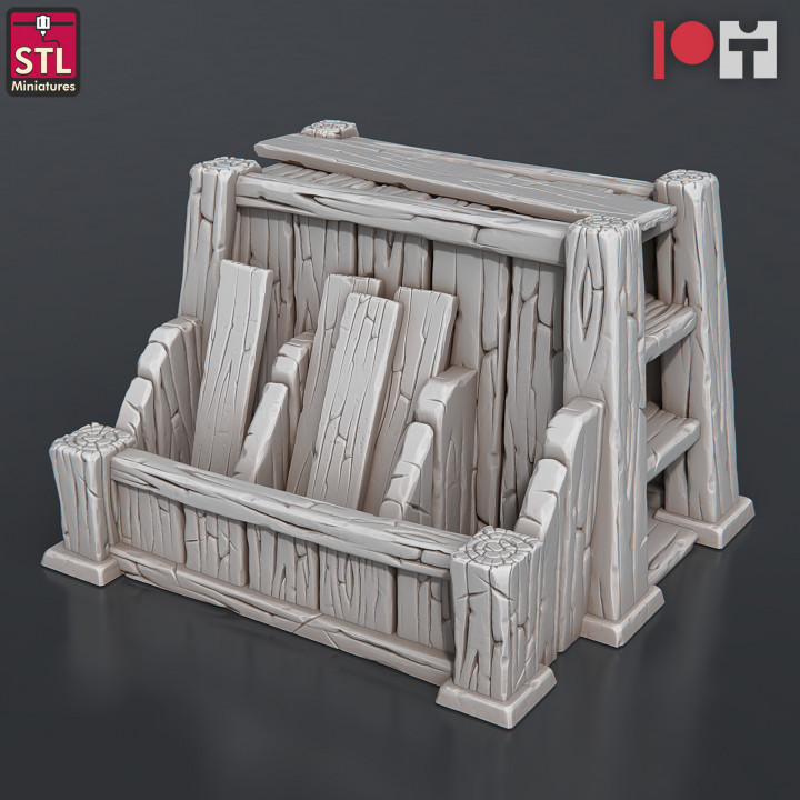 3D Printable Carpenter Set by STL Miniatures