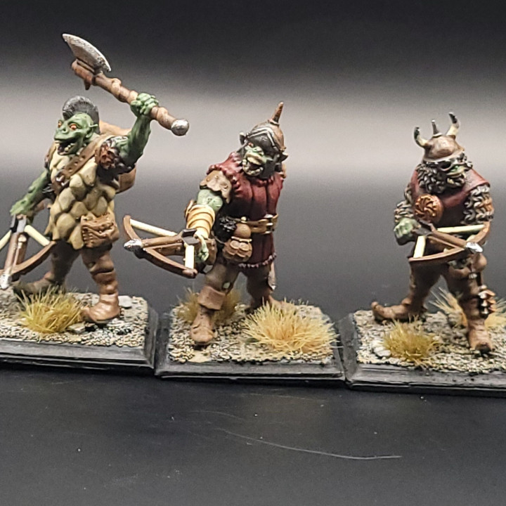 3D Print of ORC ARMY SOLDIERS - 6X Orc Crossbow Soldiers by Mage-Slayer ...