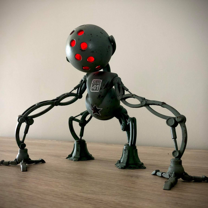 3D Printable ATOMIC HEART belyash robot (made for resin printers) by Jamie