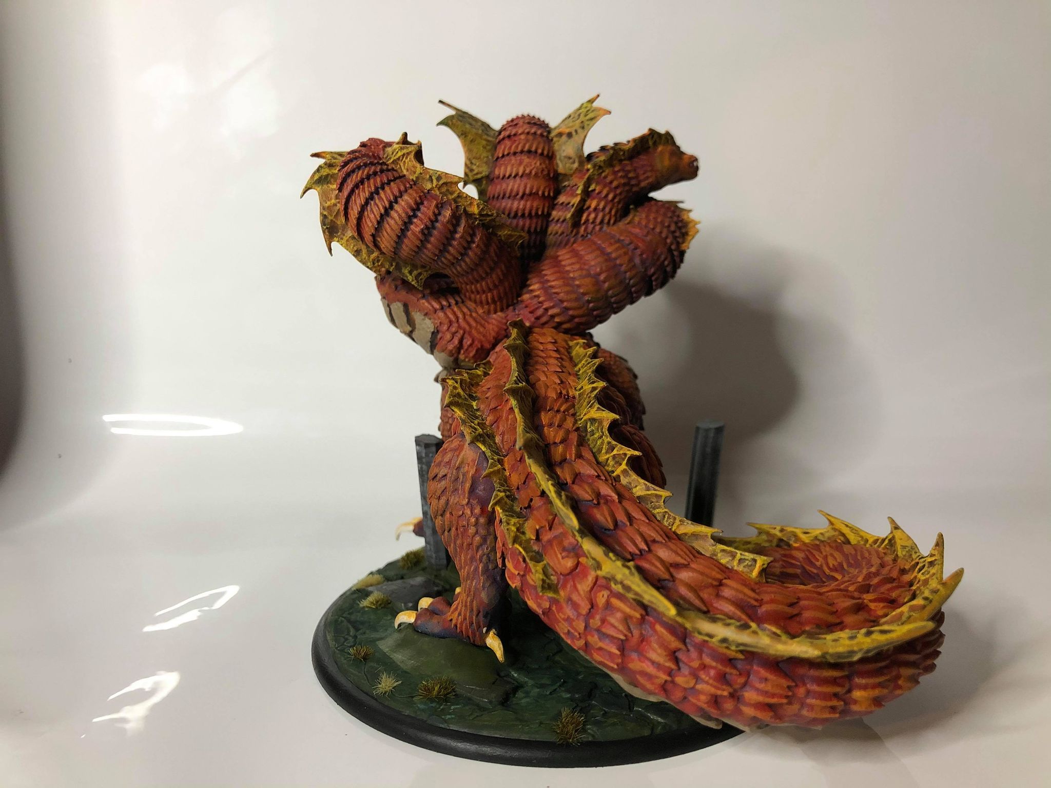 3D Printable Captured Hydra / Lernaean Swamp Monster / 5 Headed Water ...