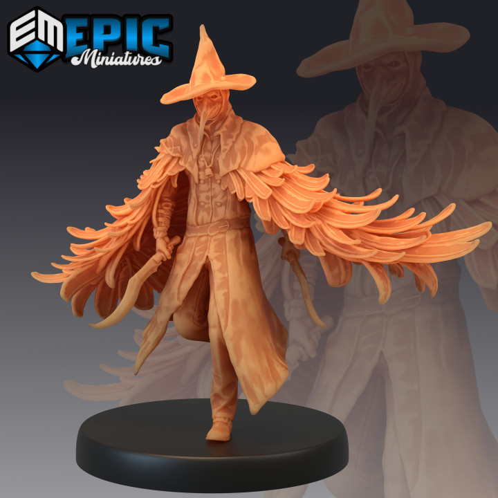 3D Printable Plague Doctor Set / Masked Medic / Pestilence Warrior by ...