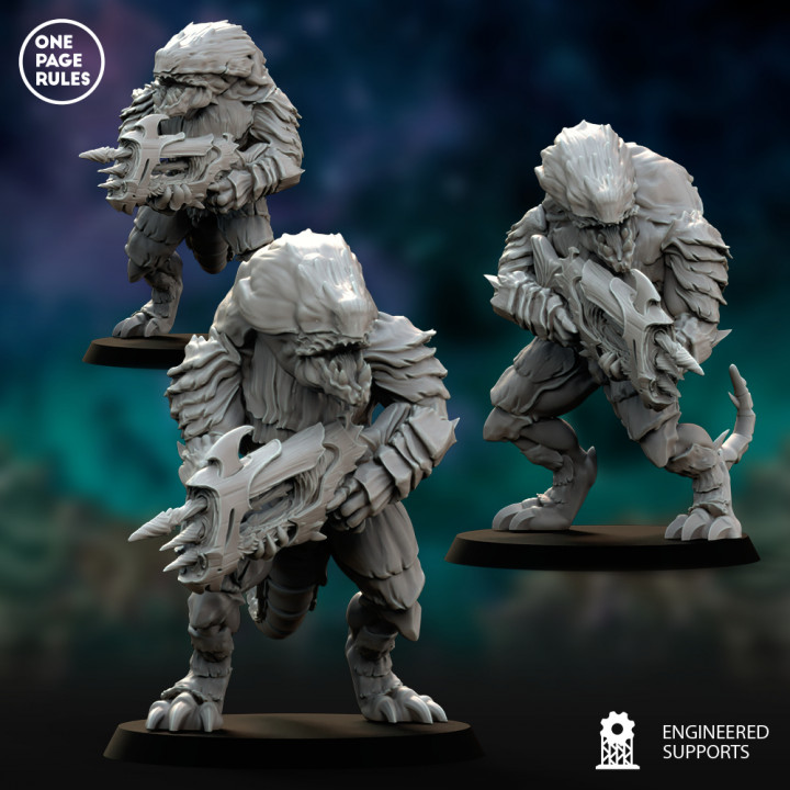 3D Printable Hive Guardians - Alien Hives by One Page Rules