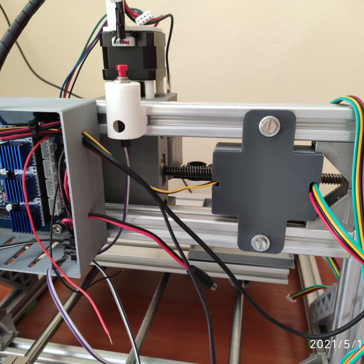 3D Printable NEJE laser control pcb board enclosure for 3018, 2418 CNC ...