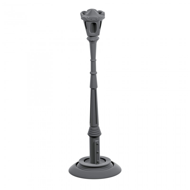 3D Printable Lamp posts and street lighting table top terrain (samples ...