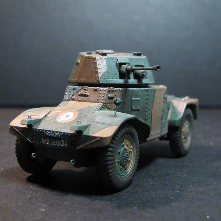3D Printable Panhard 178 AMD 35 1:72 by SERGEY SHABUNIN