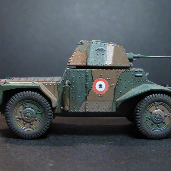 3D Printable Panhard 178 AMD 35 1:72 by SERGEY SHABUNIN