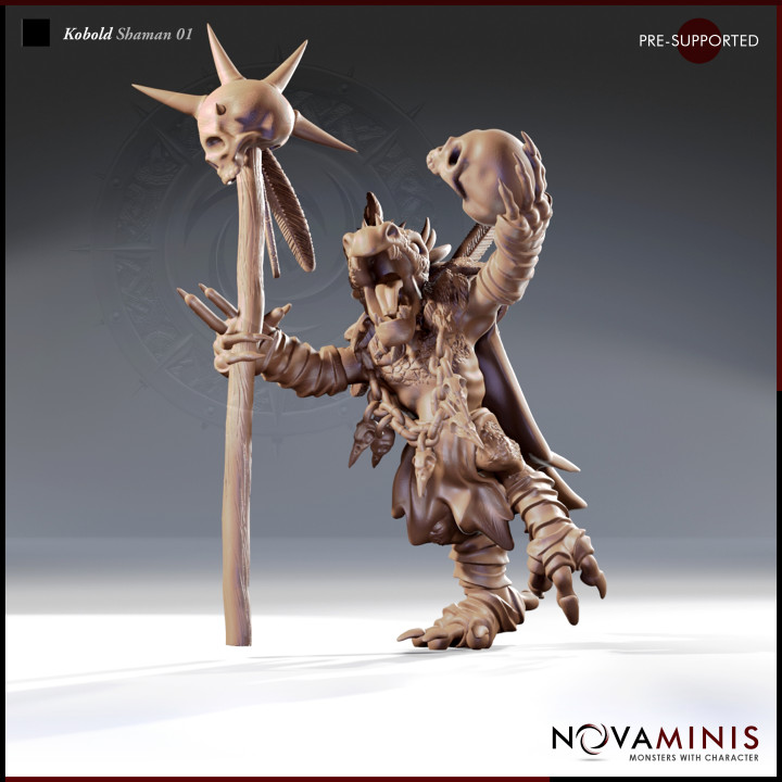 3D Printable The Great Wilderness: Kobold Temple by NovaMinis