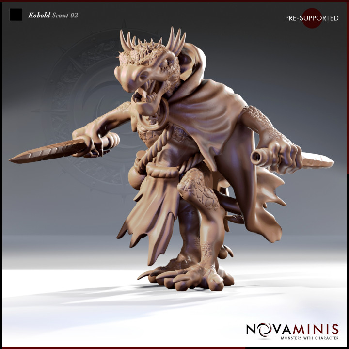 3D Printable The Great Wilderness: Kobold Temple by NovaMinis