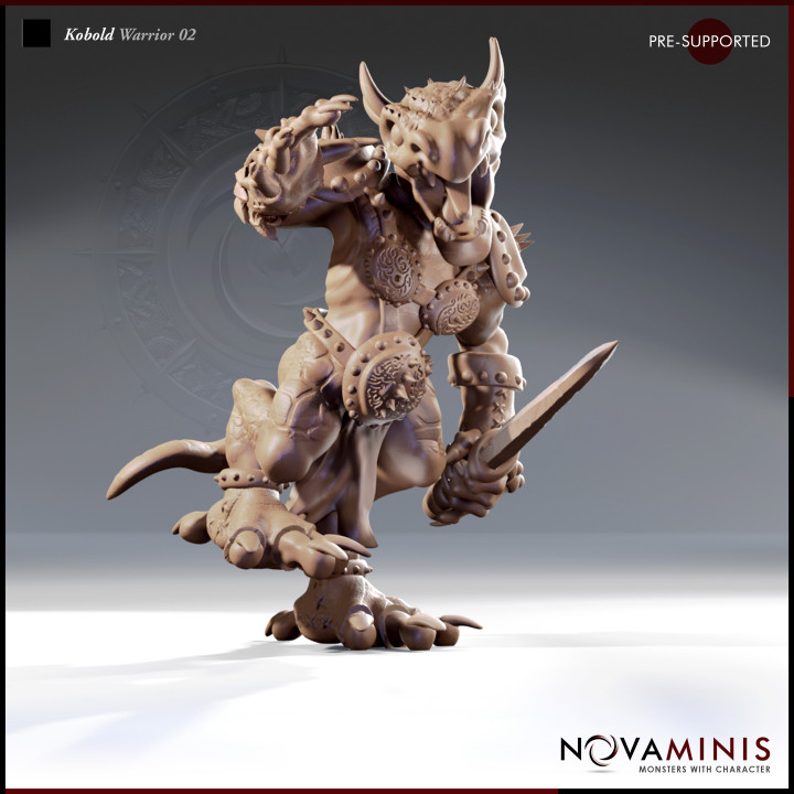 3D Printable The Great Wilderness: Kobold Temple by NovaMinis