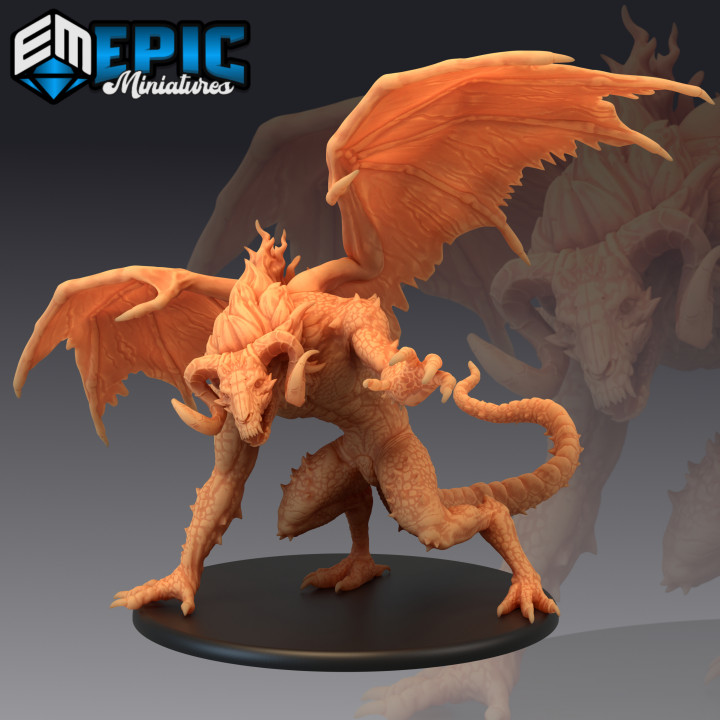 3D Printable Fire Devil Set / Demon General of Hell / Abyss Encounter ...