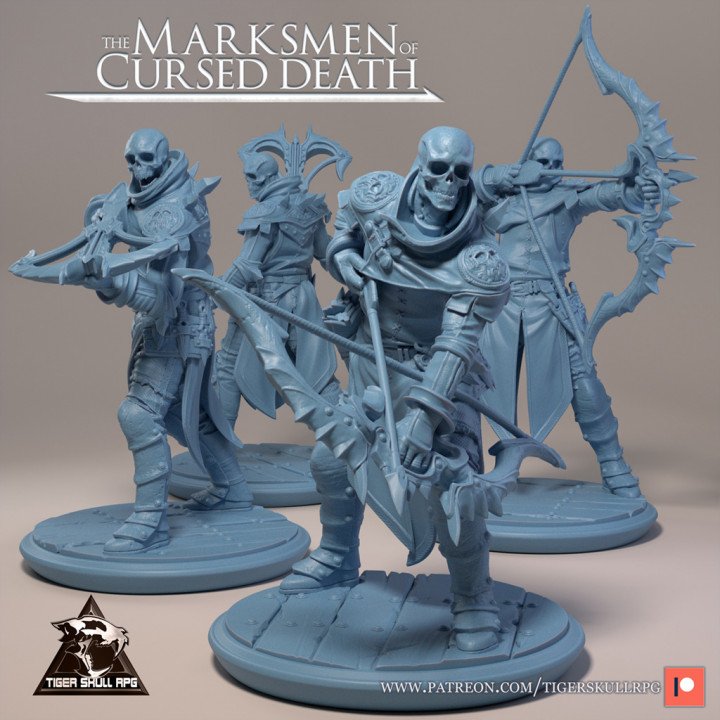 3D Printable The Marksmen of Cursed Death by Alex Kolakowski