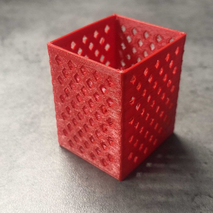 3D Printable Decorative Box with holes by CANAVESE DANIEL
