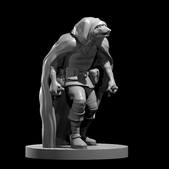 3D Printable Wererat Updated by Miguel Zavala