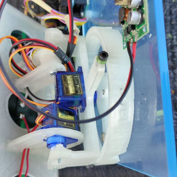 3D Printable Photovoltaik Solar Dual Axis Tracker by vad.cherner@gmail.com