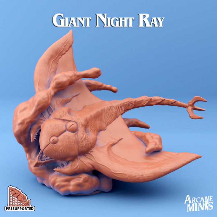 3D Printable Giant Night Rays by Sordane Publishing