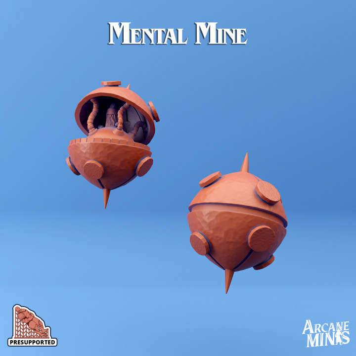 3D Printable Sky Mines by Sordane Publishing