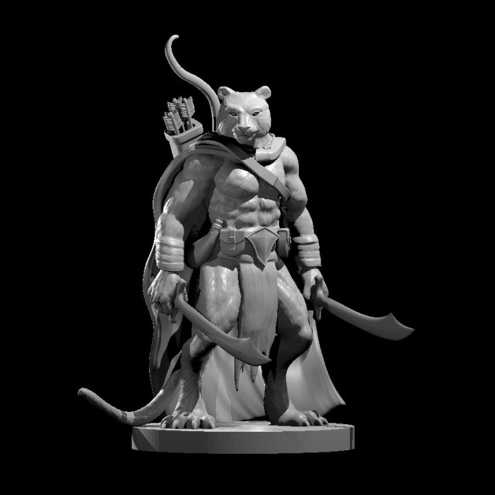 3D Printable Weretiger Updated by Miguel Zavala