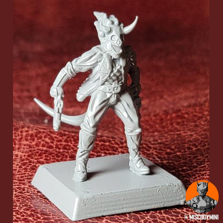 3D Printable Demon Hunter, Demon form by MiscBoyMini