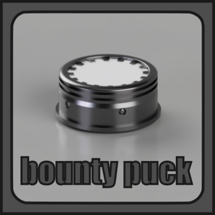 3D Printable Bounty puck (the mandalorian) by Le-Calamari