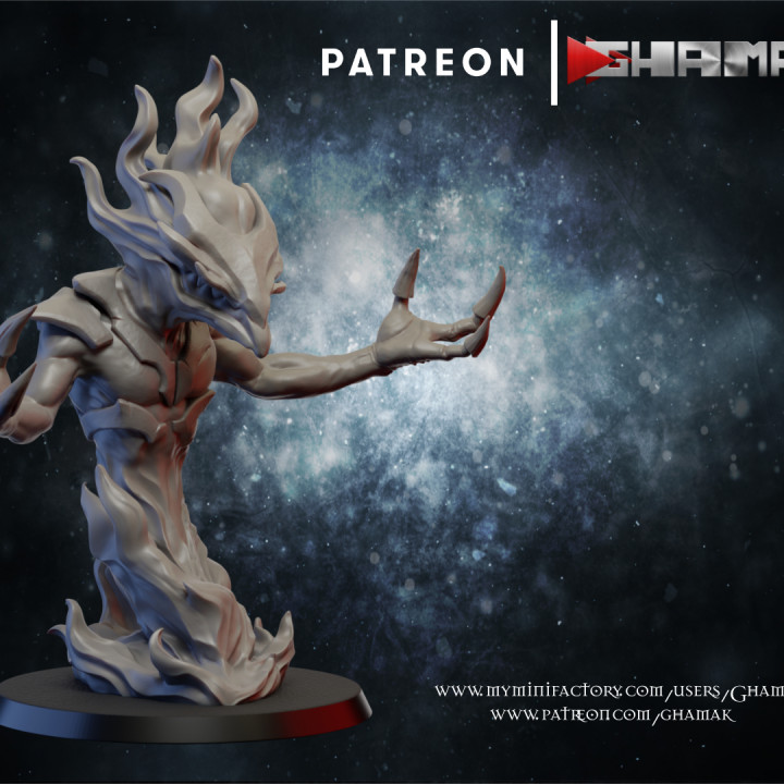 3D Printable chaos2 pyro demon 2 support ready by Ghamak