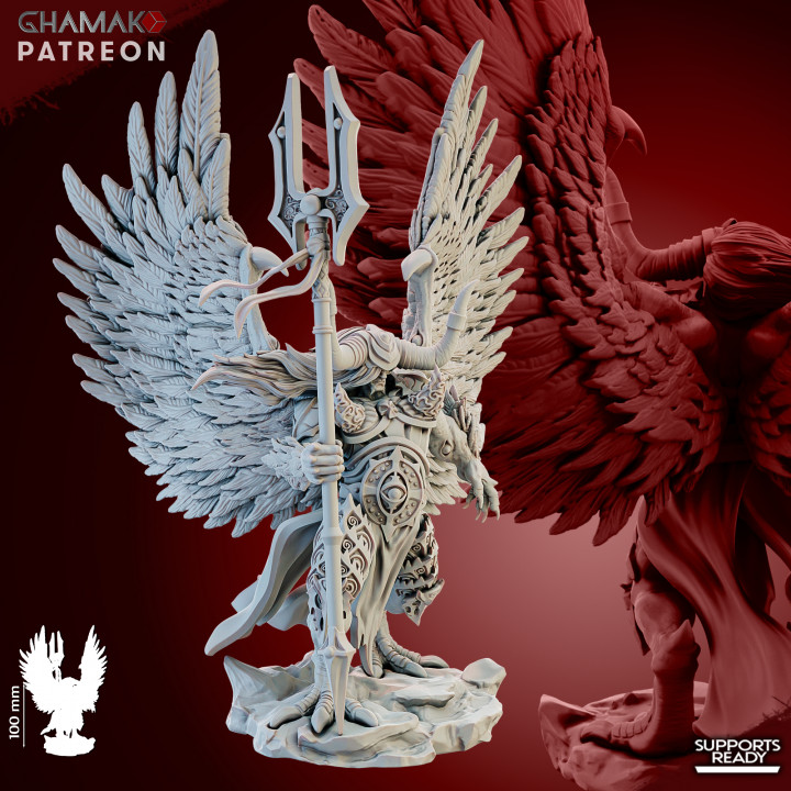 3D Printable chaos2 prince magno support ready by Ghamak