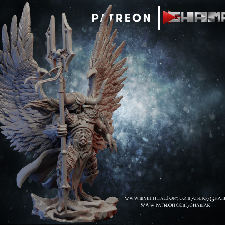 3D Printable chaos2 prince magno support ready by Ghamak