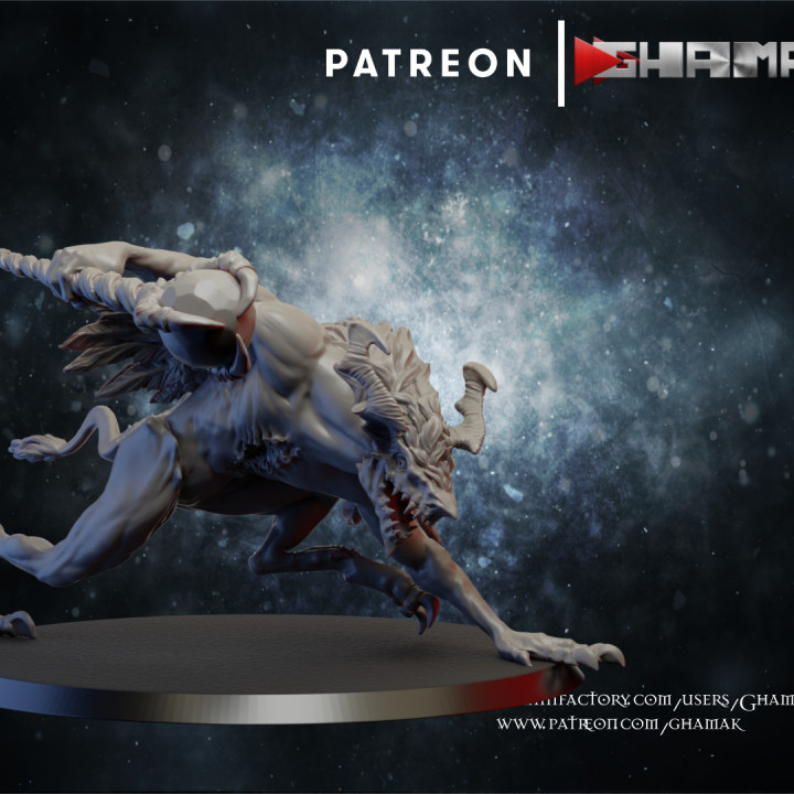 3D Printable chaos horror 3 support ready by Ghamak