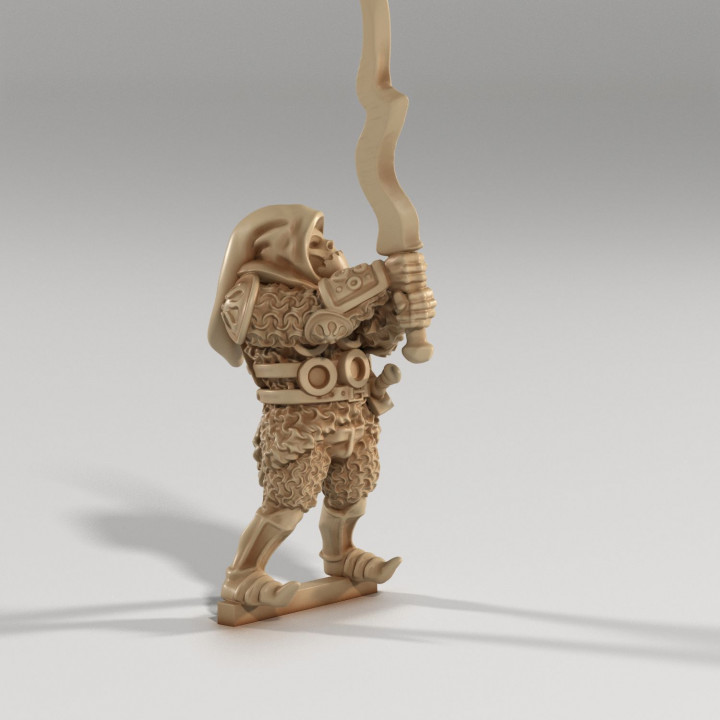 3D Printable Orc Heavy Infantry Champions – Blade Brothers of the Iron ...