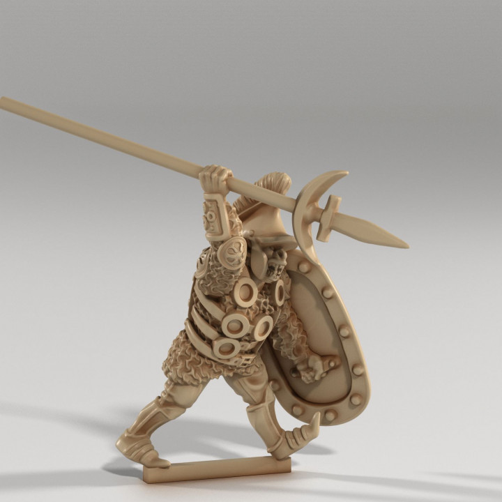 3D Printable Orc Heavy Infantry Champions – Blade Brothers of the Iron ...