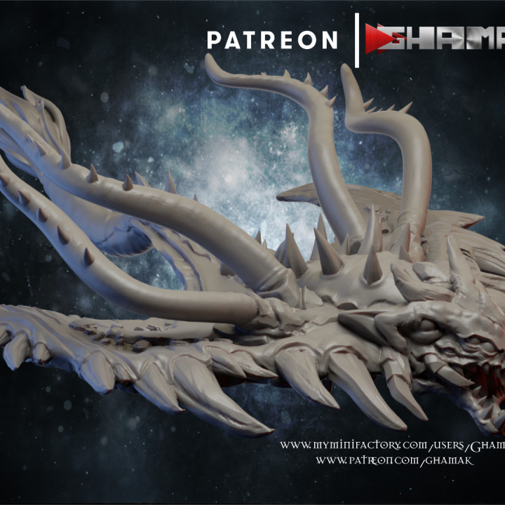 3D Printable chaos devil fish 2 support ready by Ghamak