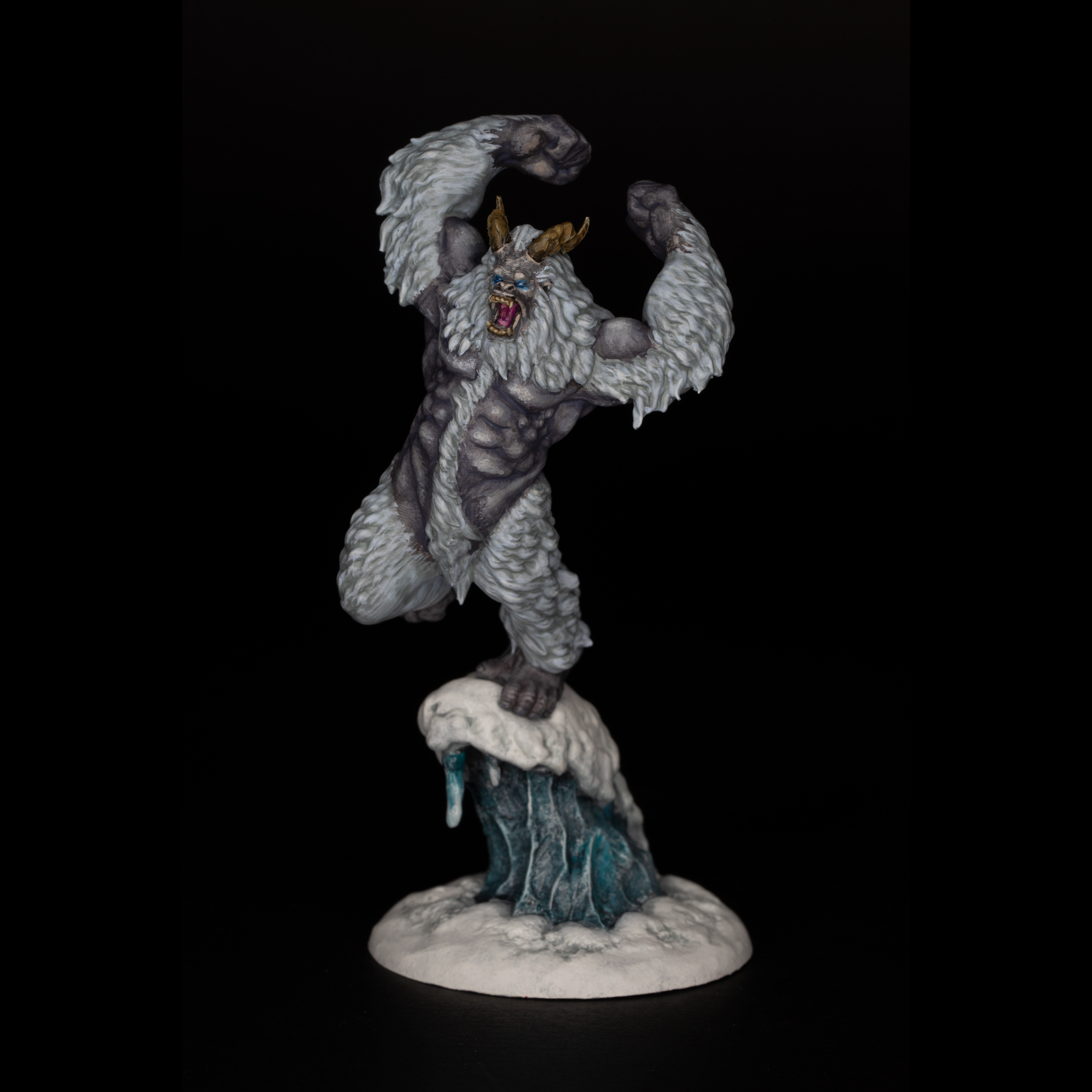 3D Printable Monster Encounter - Yeti (pre-supported) by Blue Giant Studios