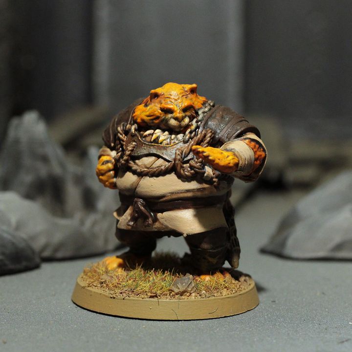 3D Print of Catfolk Monk by robinjonsson