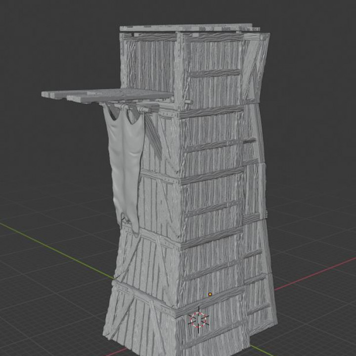 3D Printable Siege Tower STL (Minas Tirth Community Build) by Conquest ...