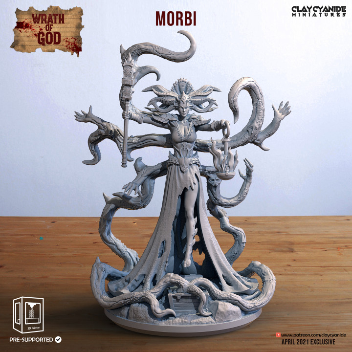 3D Printable Morbi by Clay Cyanide Miniatures