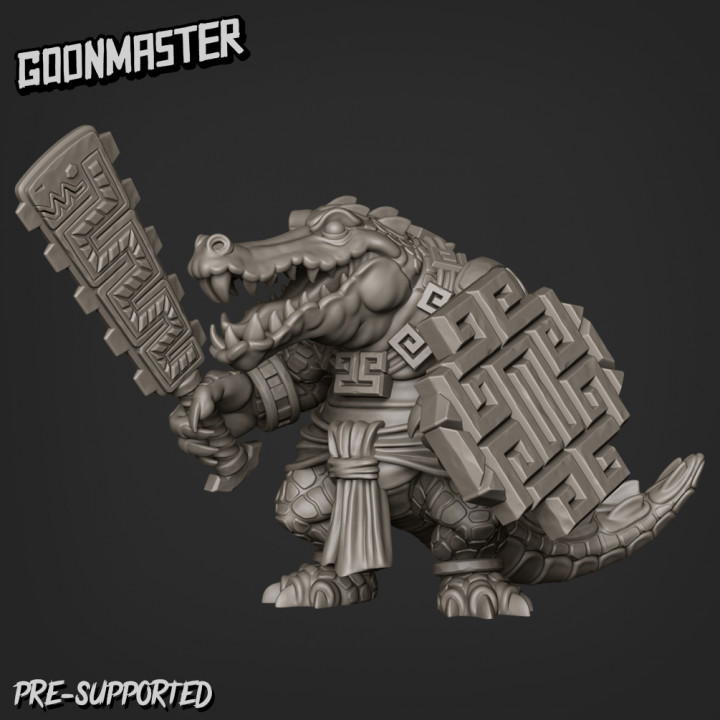 3D Printable Crocodile Warriors Bundle by Goon Master