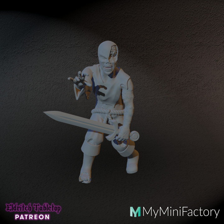 3D Printable Undead Peasants by Eldritch Tabletop