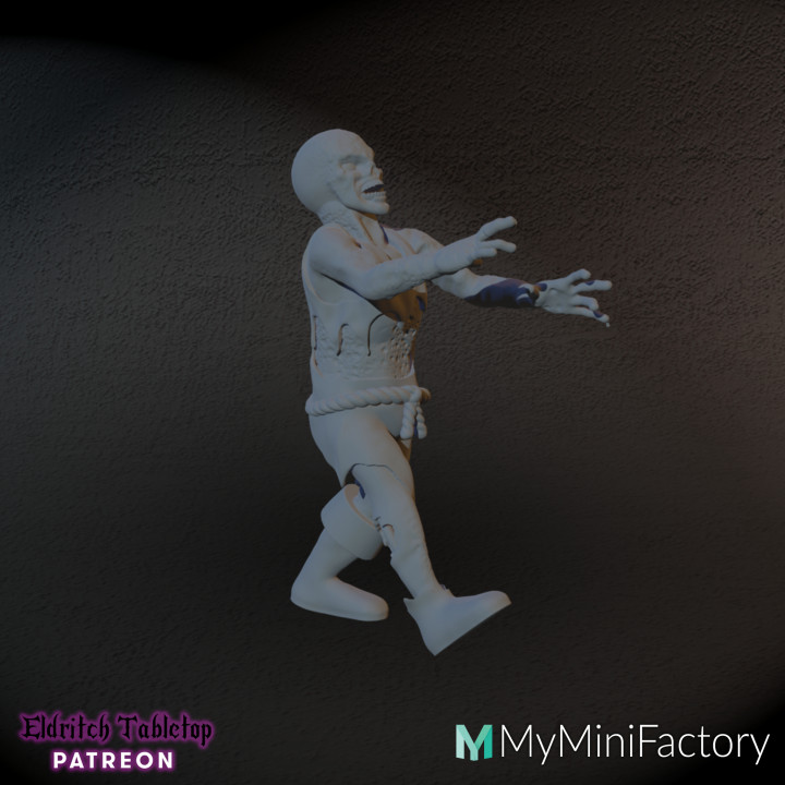 3D Printable Undead Peasants by Eldritch Tabletop