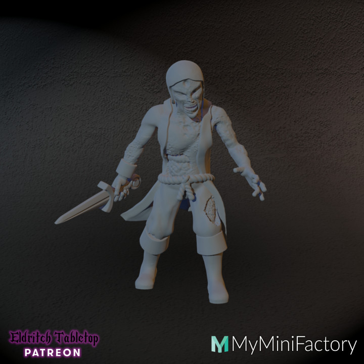 3D Printable Undead Peasants by Eldritch Tabletop
