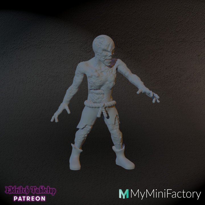 3D Printable Undead Peasants by Eldritch Tabletop