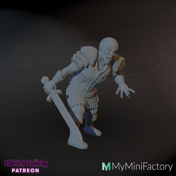 3D Printable Modular Undead Soldiers by Eldritch Tabletop