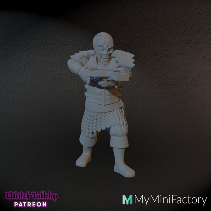 3D Printable Modular Undead Soldiers by Eldritch Tabletop