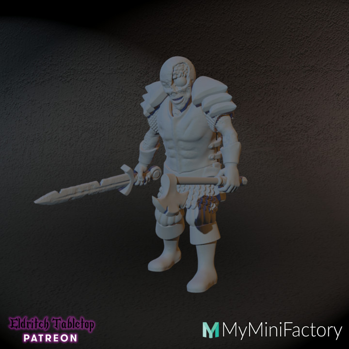 3D Printable Modular Undead Soldiers by Eldritch Tabletop