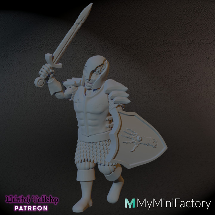 3D Printable Modular Undead Soldiers by Eldritch Tabletop