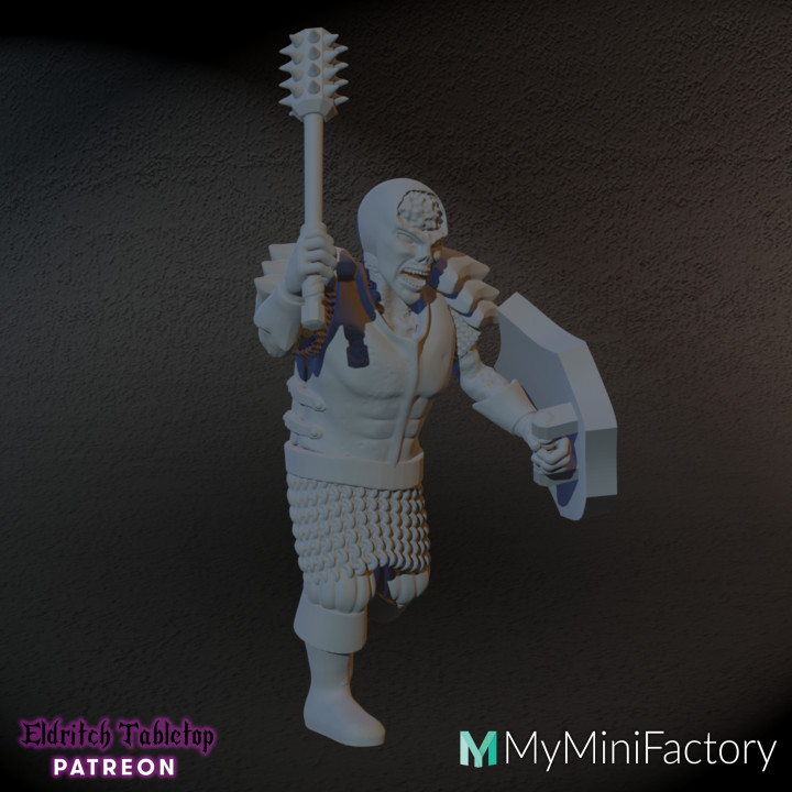 3D Printable Modular Undead Soldiers by Eldritch Tabletop
