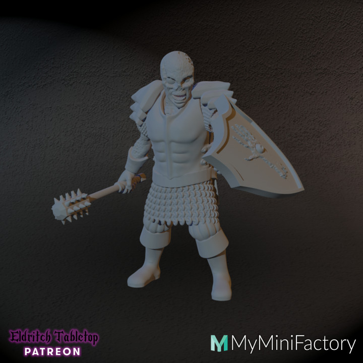 3D Printable Modular Undead Soldiers by Eldritch Tabletop