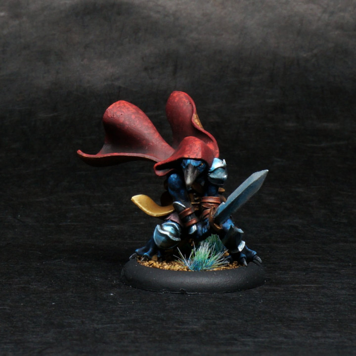 3D Print of Ravenfolk Warrior by doctorfaust1