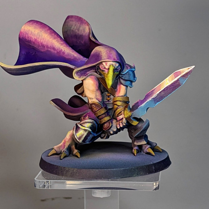 3D Print of Ravenfolk Warrior by porterwestling