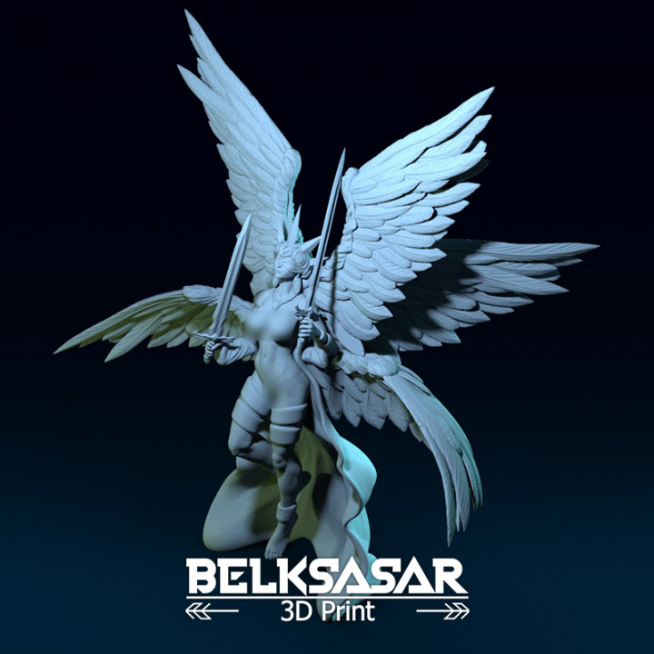 3D Printable Angel of Justice Variant 2 by Belksasar