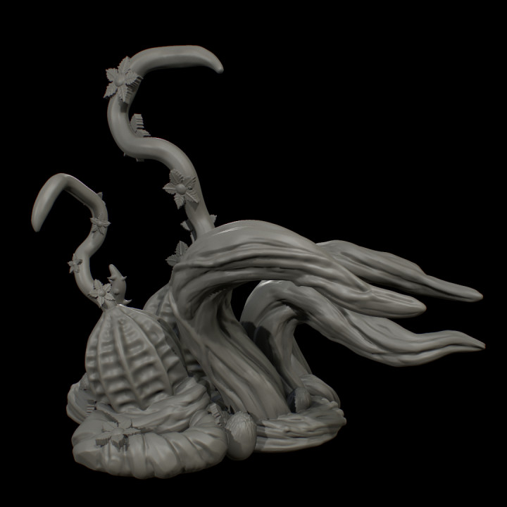 3D Printable Yellow Musk Creeper by Jeremy Smith